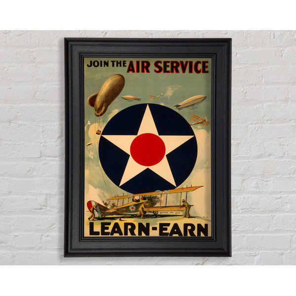 Happy Larry Air Service Framed Print | Wayfair.co.uk