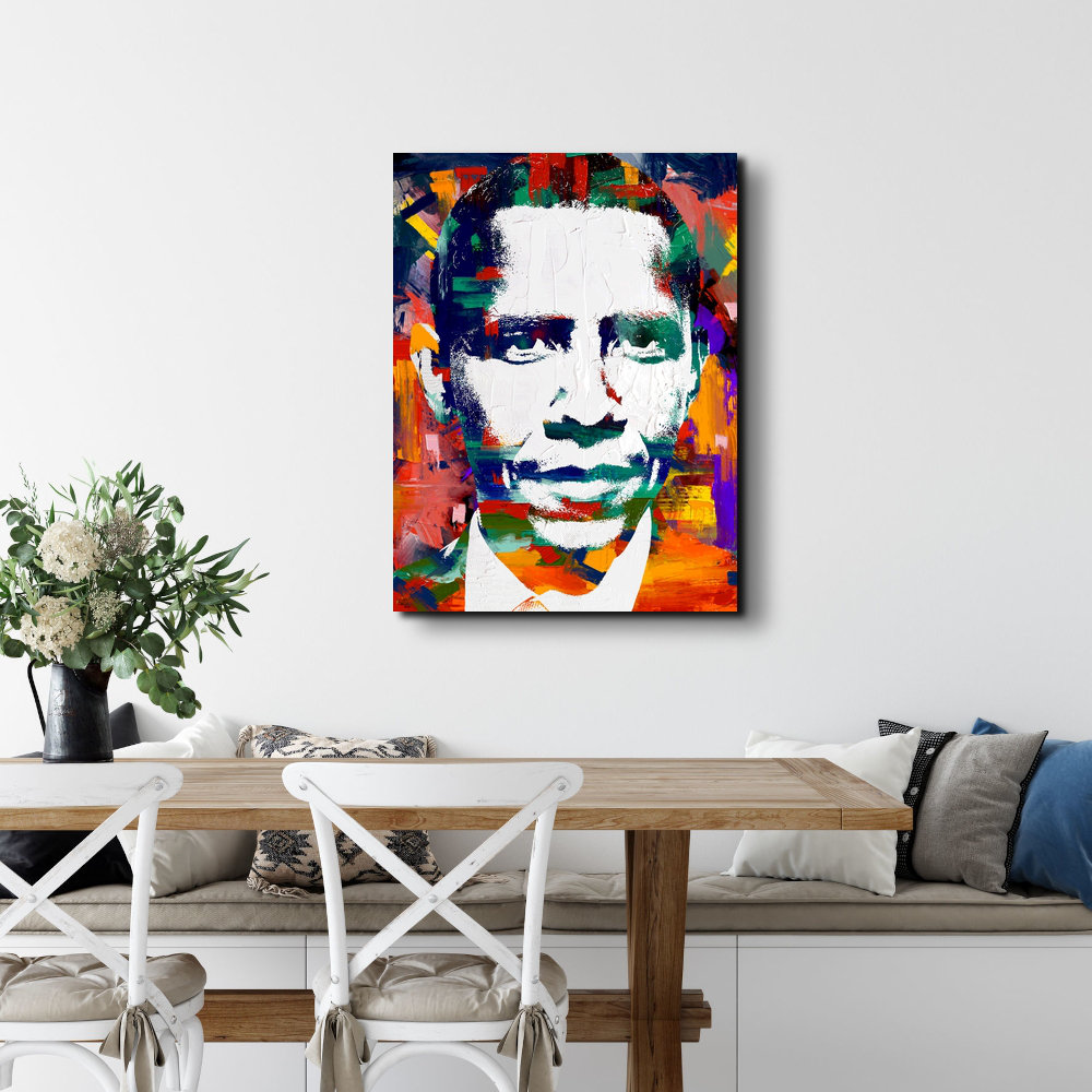 ATX Art Group LLC Barack Obama Pop Art On Canvas, PAF-GWC-183_Bar ...