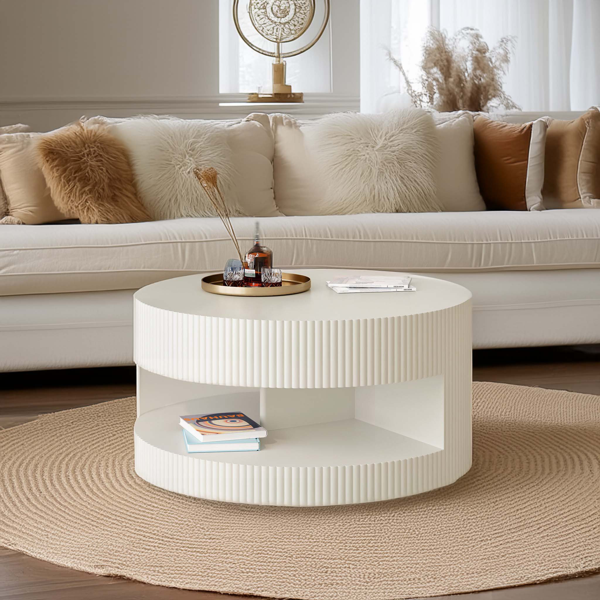 Ivy Bronx 31.5'' Round Coffee Table | Wayfair