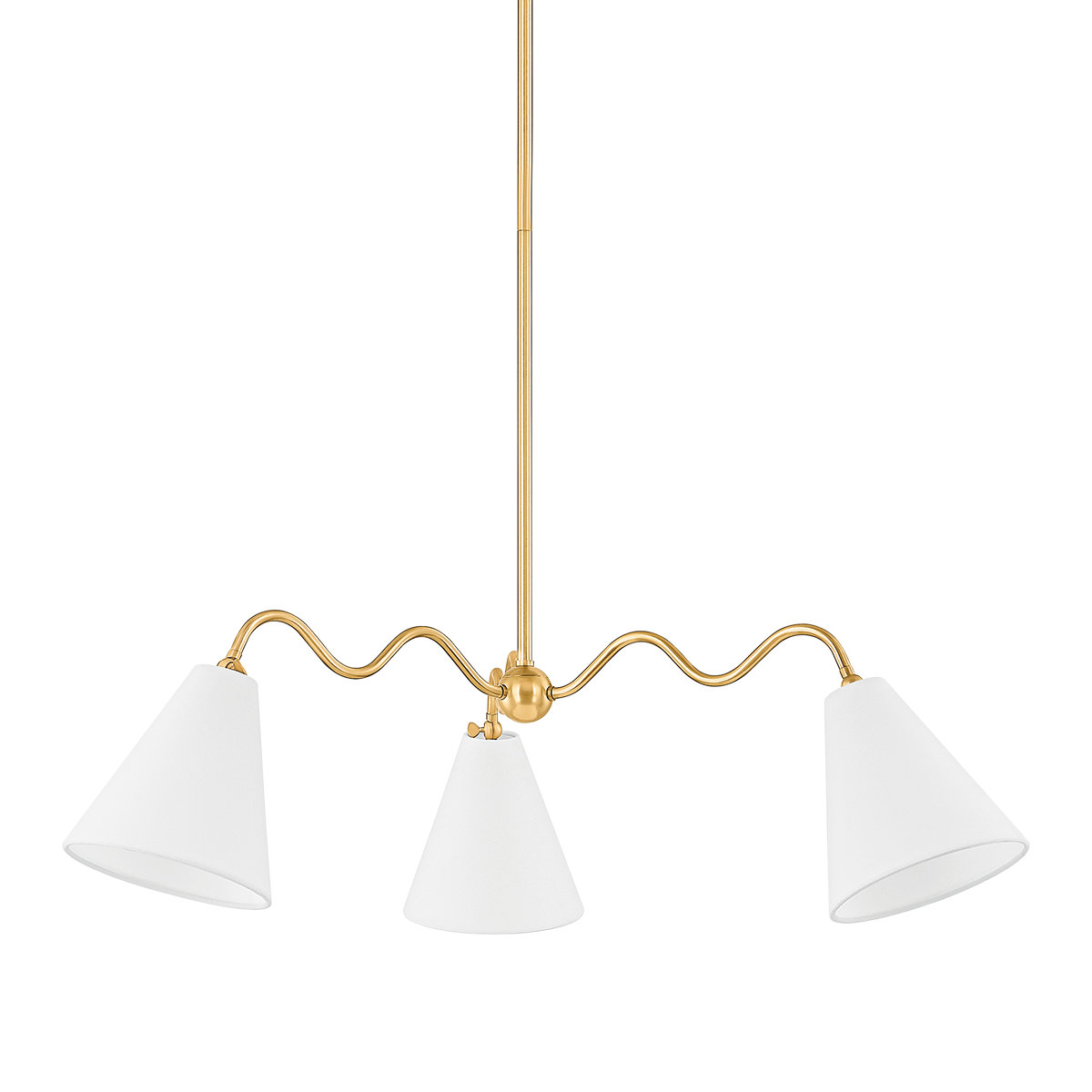 Hudson Valley ONDA 3 Light Chandelier by TALI ROTH x Mitzi | Perigold