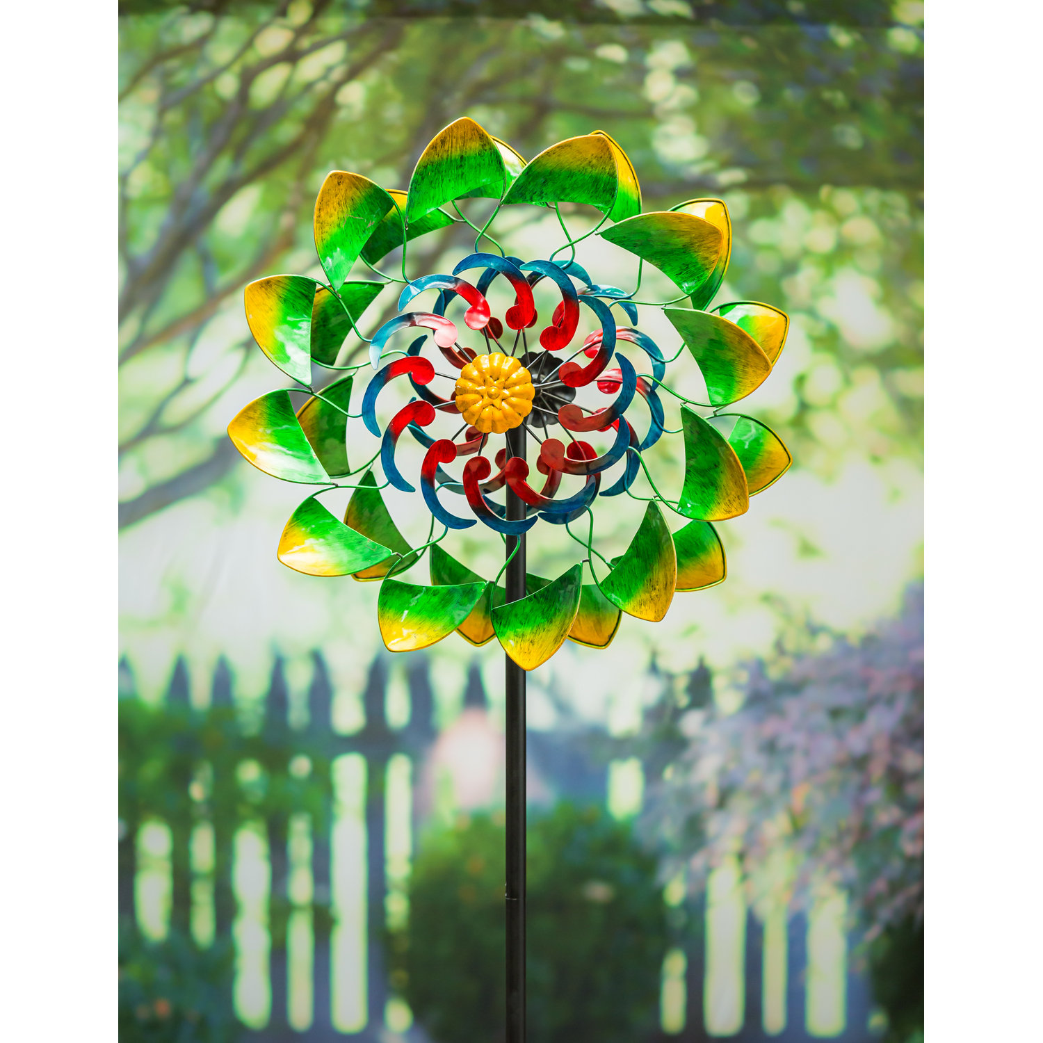 Arlmont & Co. Cvyatka Flower Center Swirl Rotator | Wayfair