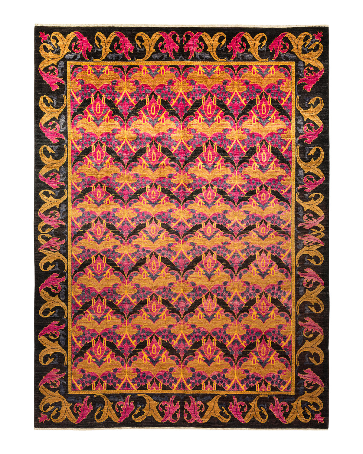 Isabelline One-of-a-Kind Hand-Knotted 9'1" x 12'4" Wool Area Rug in ...