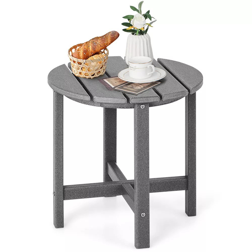 Highland Dunes 18'' Patio Round Side Table | Wayfair