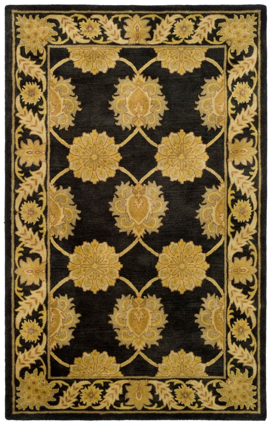 Astoria Grand Balthrop Hand Tufted Wool Floral Rug | Wayfair