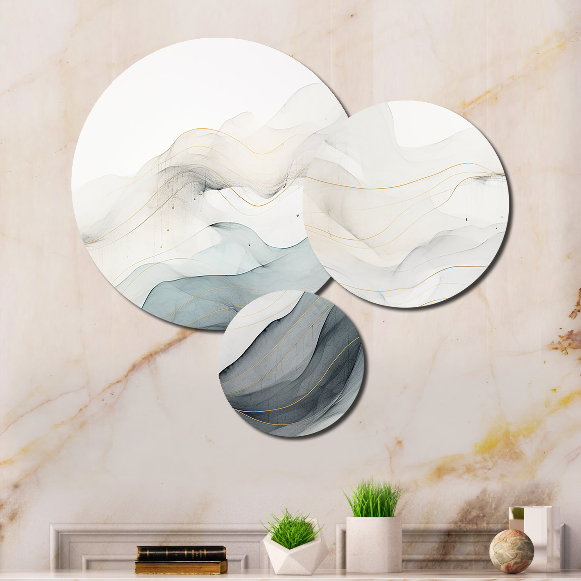 Ivy Bronx 3 Wall Decor Set Metal | Wayfair