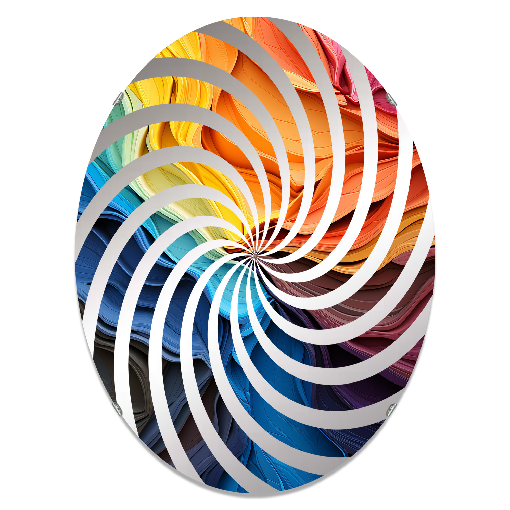 Design Art Redwood Trees Burst With A Rainbow Of Color - Vortex ...