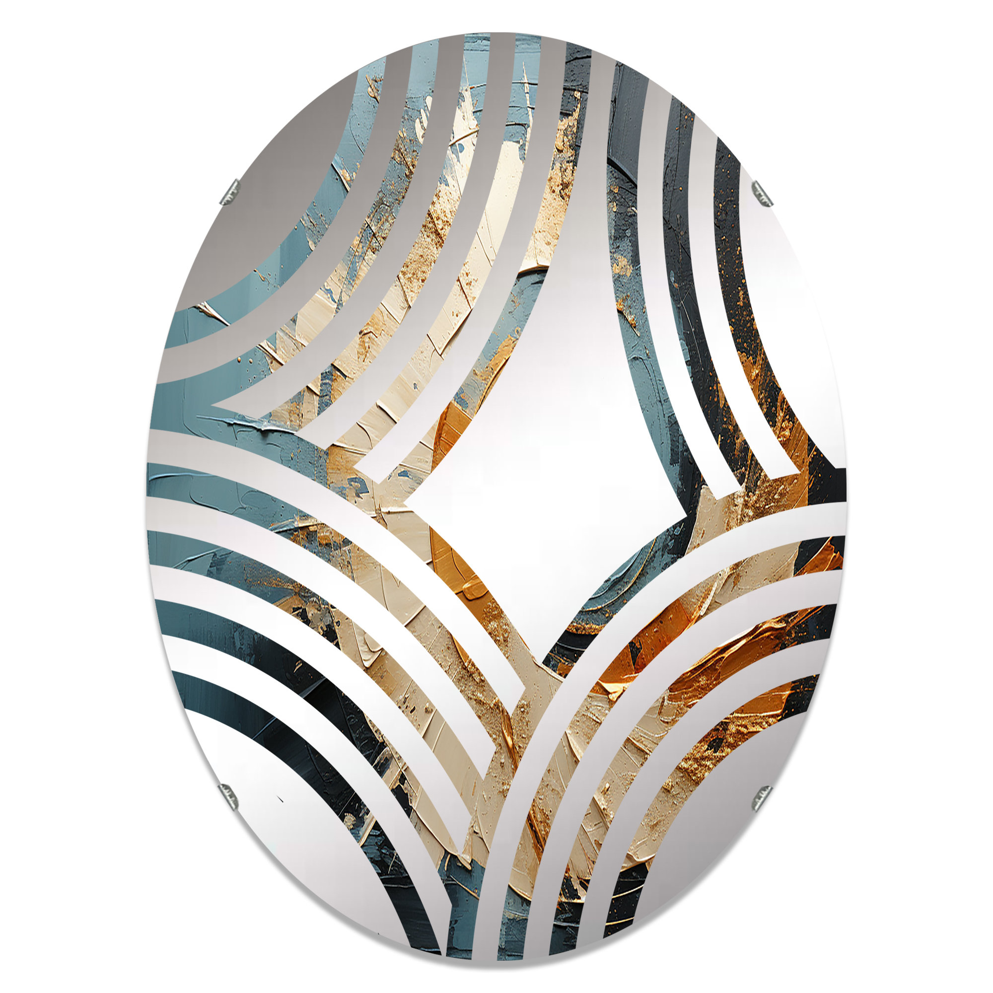 East Urban Home Desert Mirage Swirl Vortex I - Baptist Fan Decorative ...