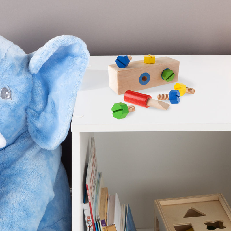 Toy Time Kids Wooden Manipulative Screw Block Toy | Wayfair