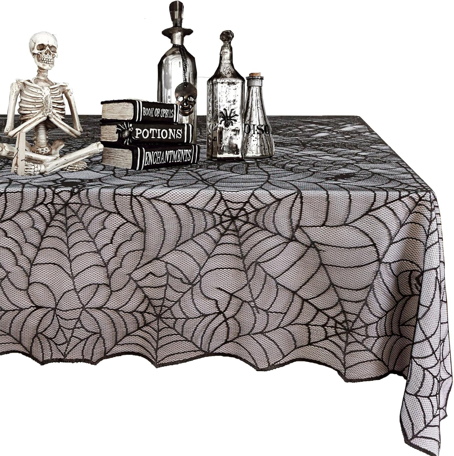 The Holiday Aisle® Halloween Tablecloth, Spooky Table Cover | Wayfair