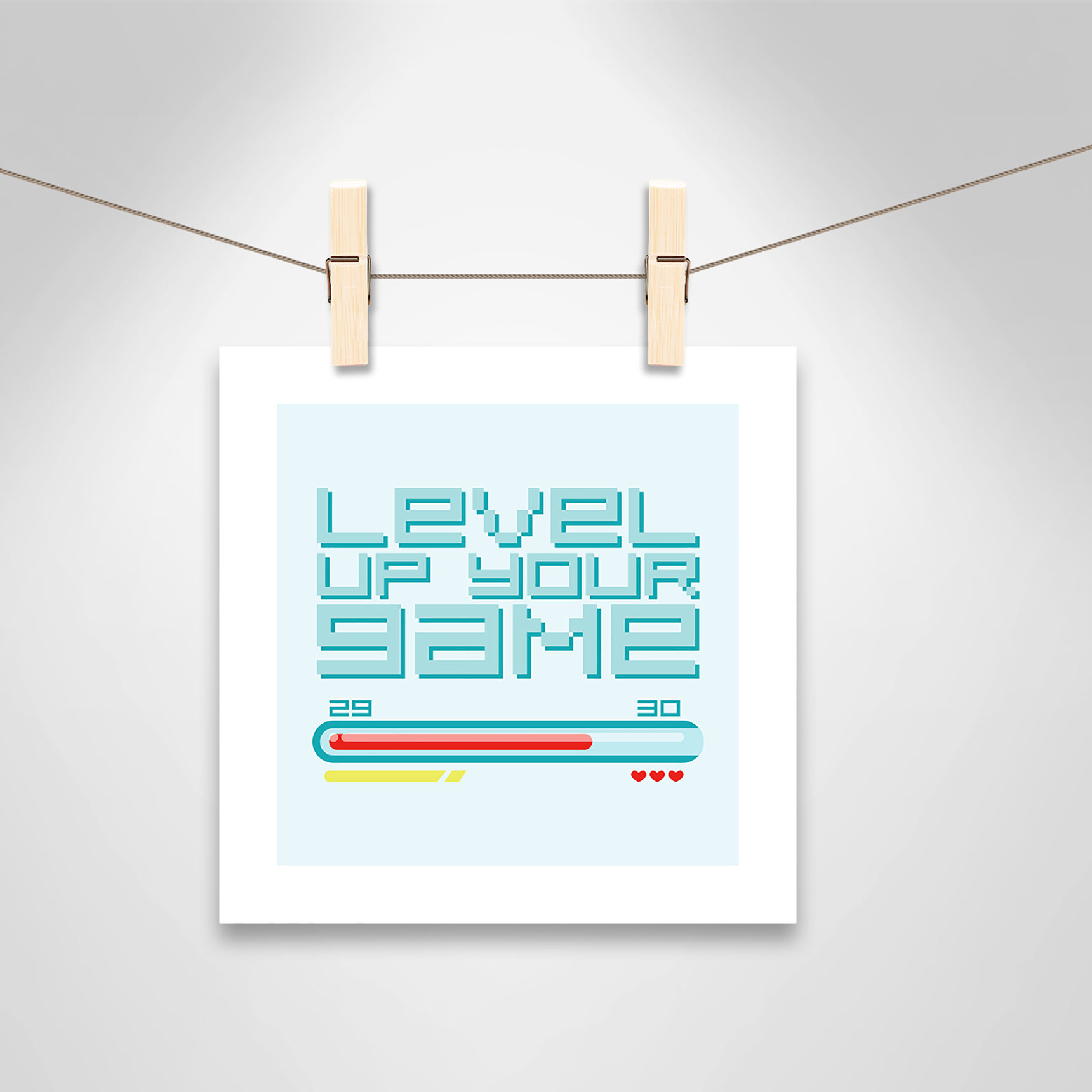 Casa Fine Arts Juvenile Level up Kids Wall Décor - Wayfair Canada