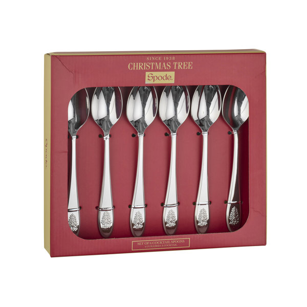Spode Christmas Tree Cocktail Spoons | Wayfair