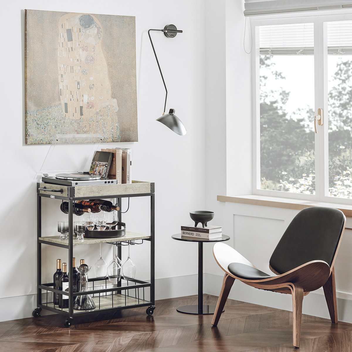 17 Stories Loleta Serving Bar Cart & Reviews | Wayfair.co.uk