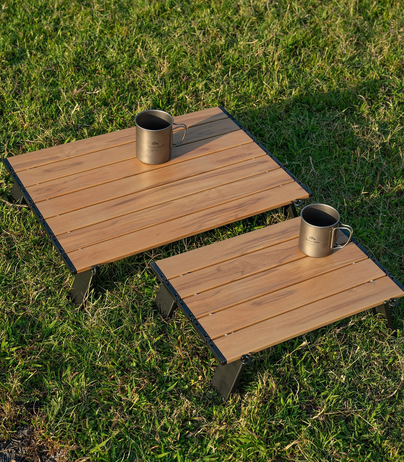 17 Stories Ultralight Compact Mini Beach Picnic Folding Alu. Table With ...