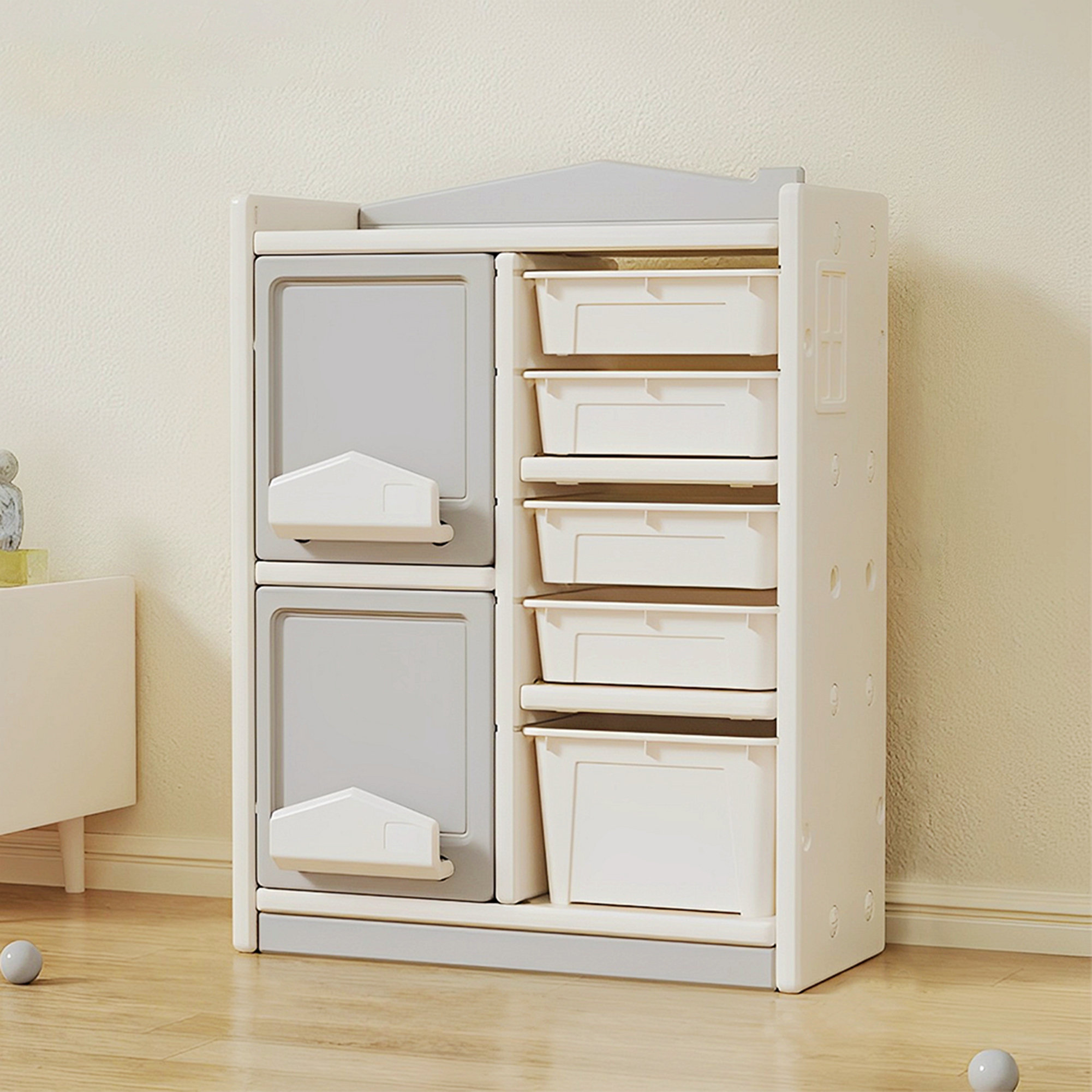 Harriet Bee Helenann Plastic Accent Cabinet | Wayfair