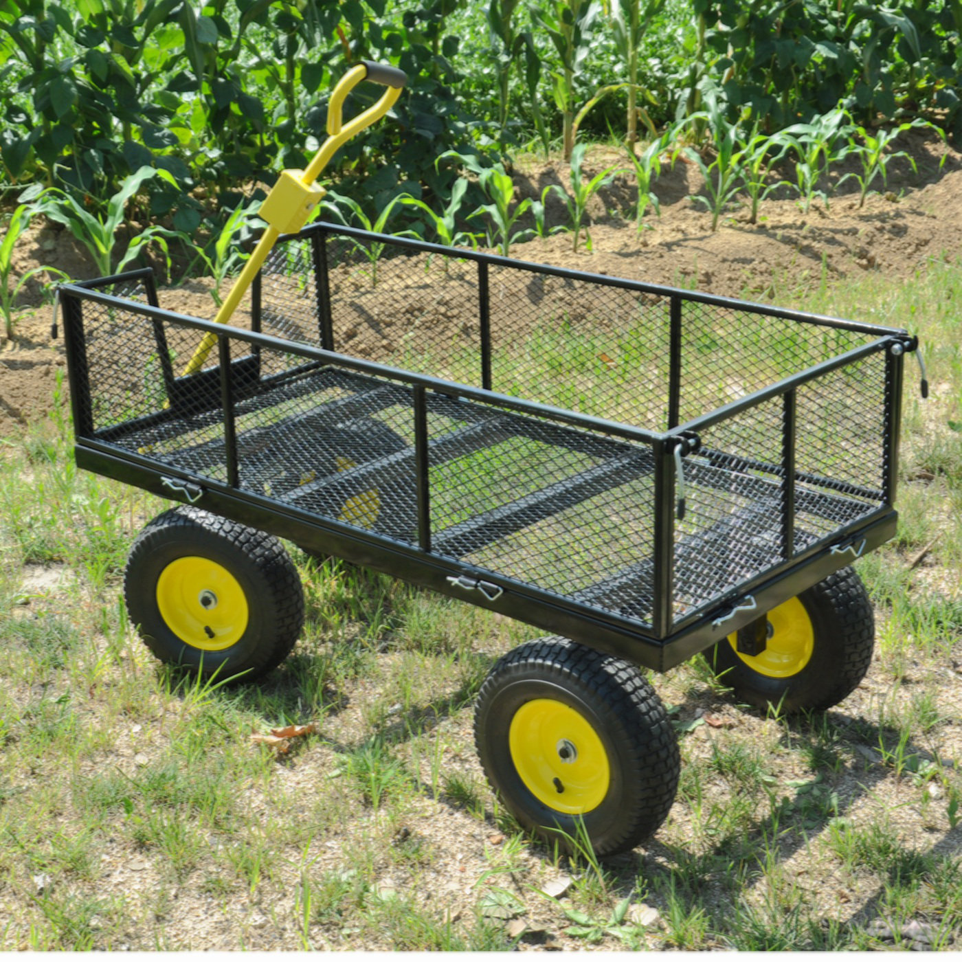 GZMWON Big Wagon Cart Garden Cart Trucks Make It Easier To Transport ...