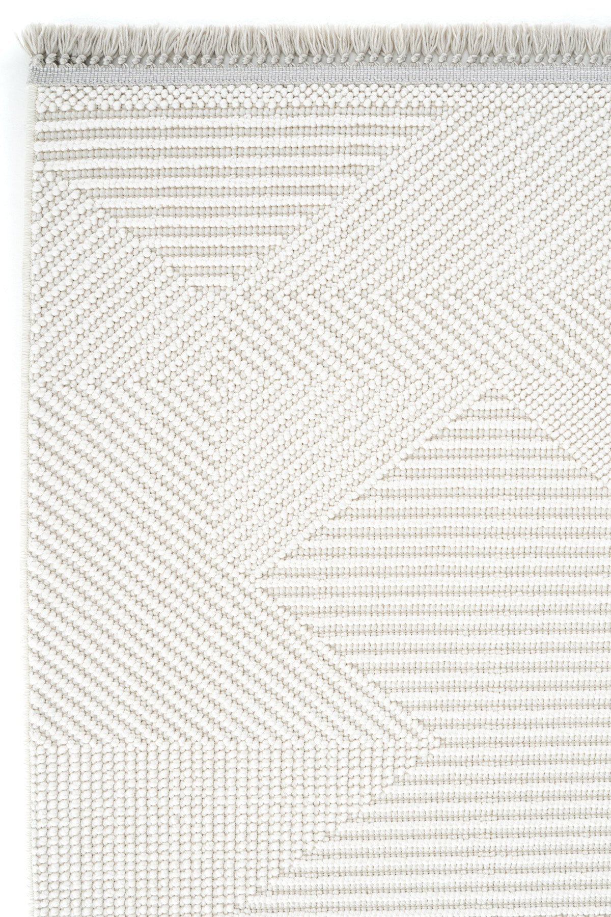 Dakota Fields Vera Cream Soft and Shiny Textured Cut Pile Rug | Wayfair