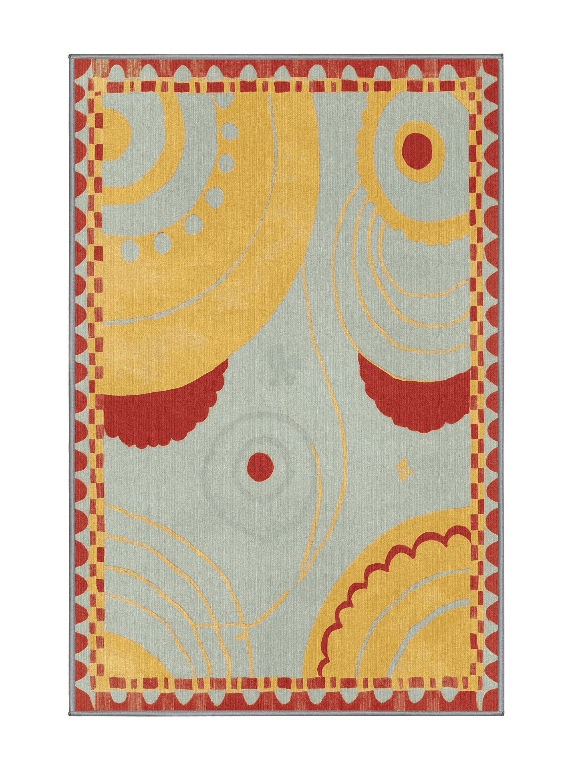 Wrought Studio™ Witty Streak Rug | Wayfair