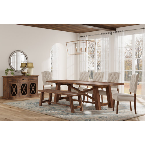 Farmhouse & Rustic Rectangular Dining Tables | Birch Lane