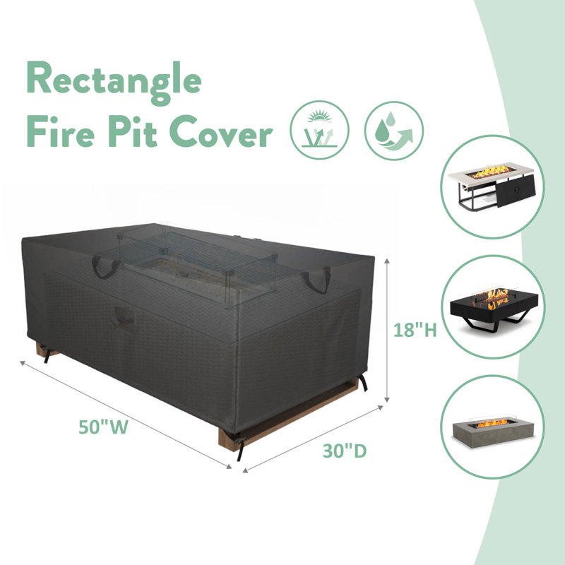Arlmont & Co. Outdoor Fire Pit Cover & Reviews | Wayfair