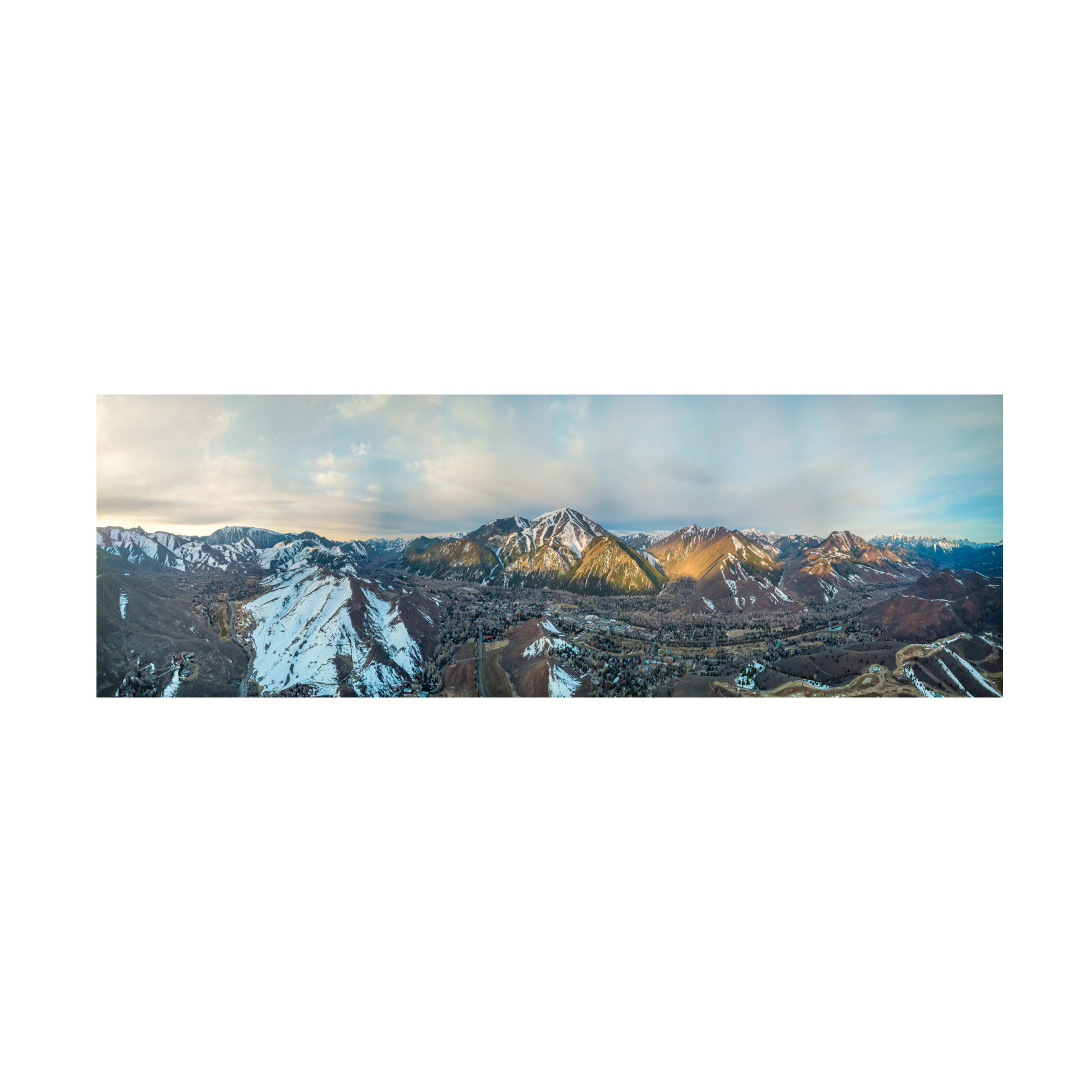 Union Rustic Wrapped Canvas Wall Art - Jeff Poe Photography 'pano bw 9 ...