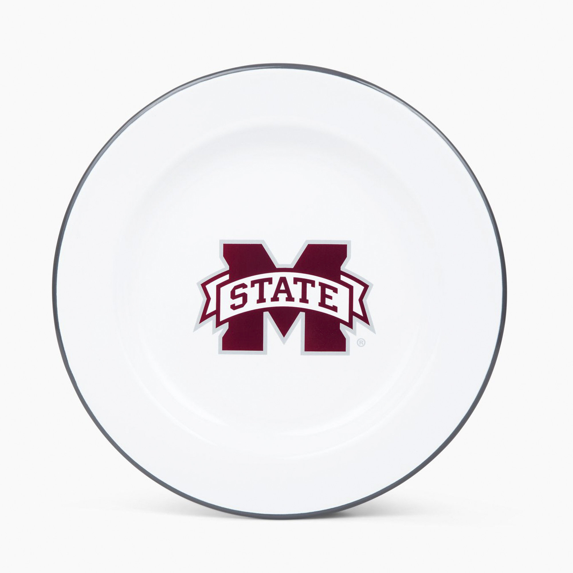 Crow Canyon Home Crow Canyon Enamelware Mississippi State Dinner Plates ...