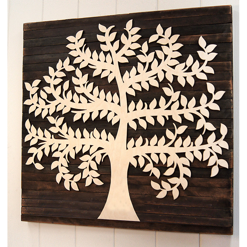 Ophelia & Co. Handmade Farmhouse Landscape & Nature Wall Decor on Wood ...