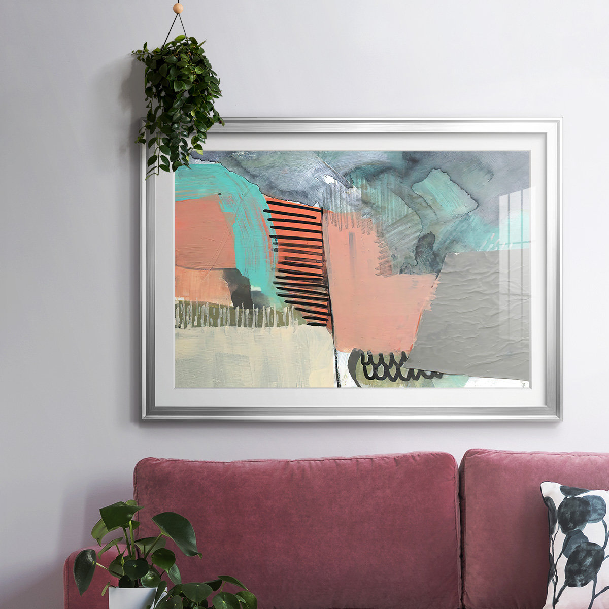 Wrought Studio™ Over, Under & Through I-FramedFramed Print W Beveled ...