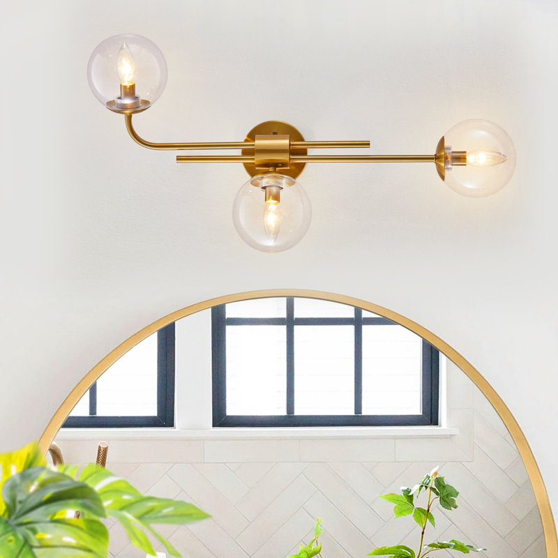 Mercer41 3 - Light Dimmable Modern Linear Vanity Light | Wayfair