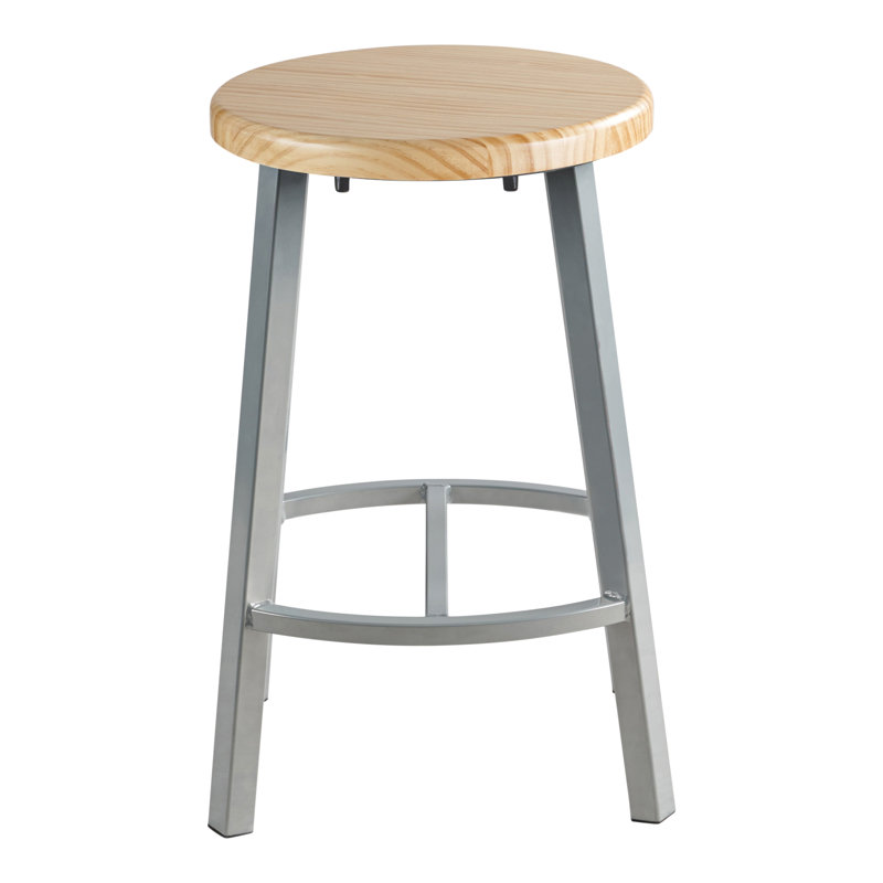 National Public Seating Fixed Height Industrial/Shop Stool, Butcher ...