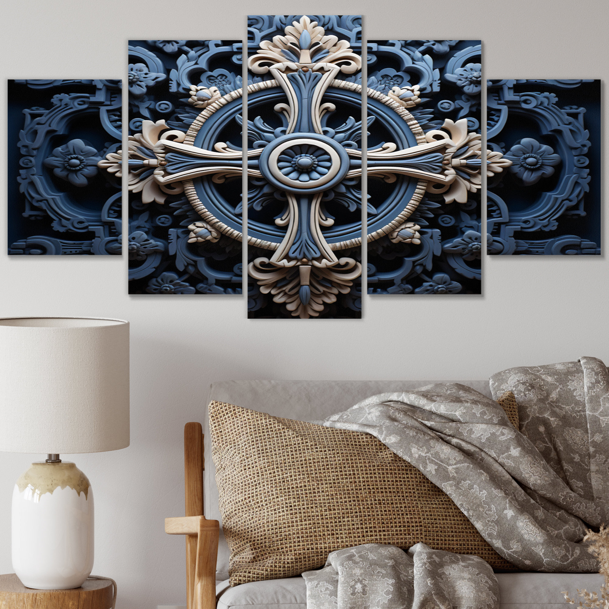 Astoria Grand Religious Cross Ancient Wisdom - Spiritual Wall Decor - 5 ...