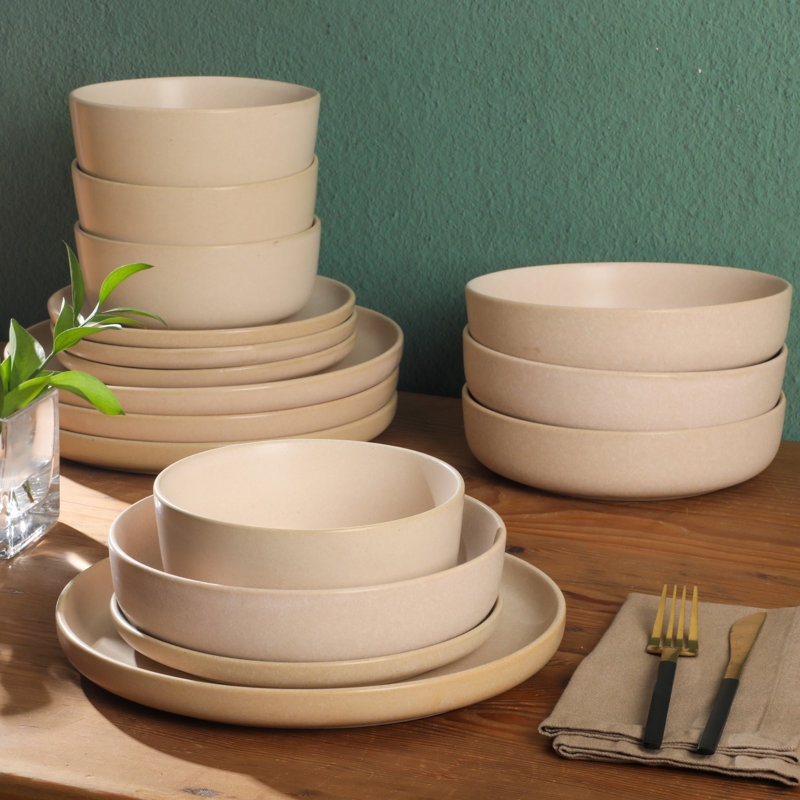 Gibson Soho Lounge Pasco 16 Piece (Service for 4) Plates and Bowls ...