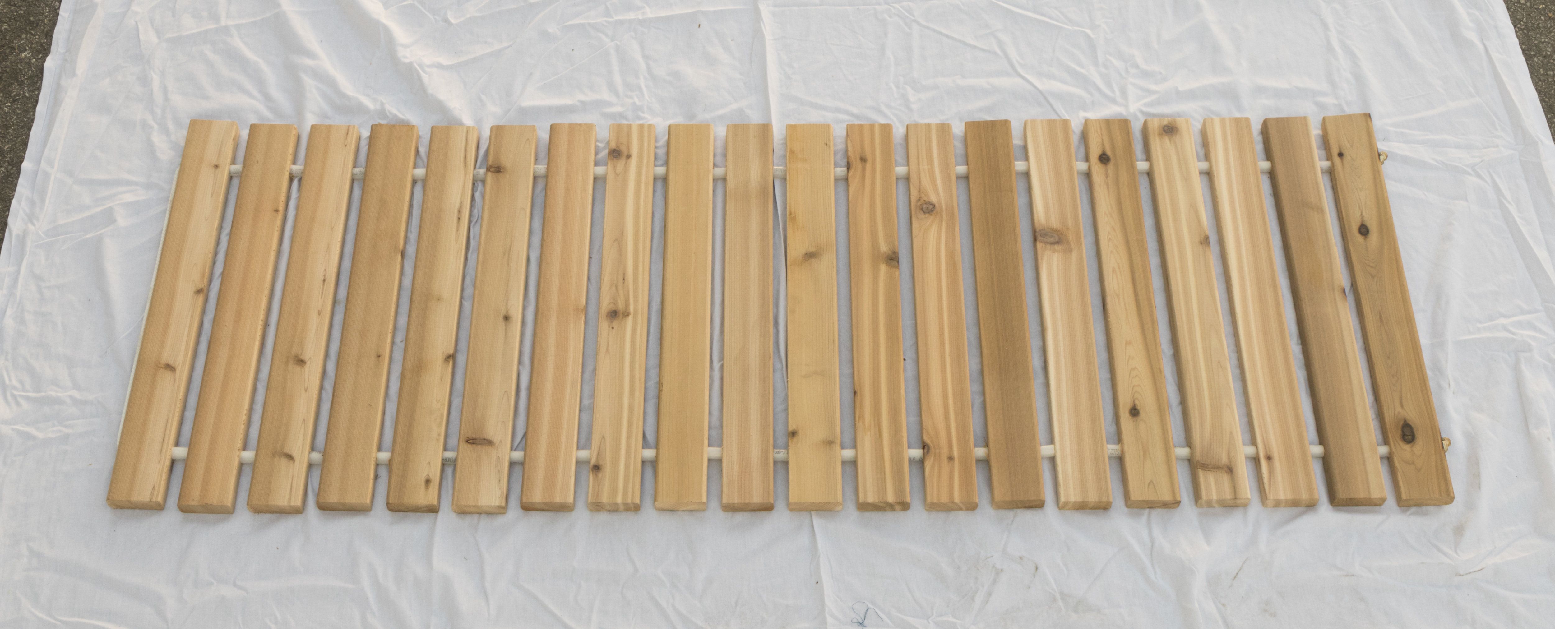 Kunkle Holdings LLC 2' X 10' Red Cedar Roll-Up Walkway | Wayfair