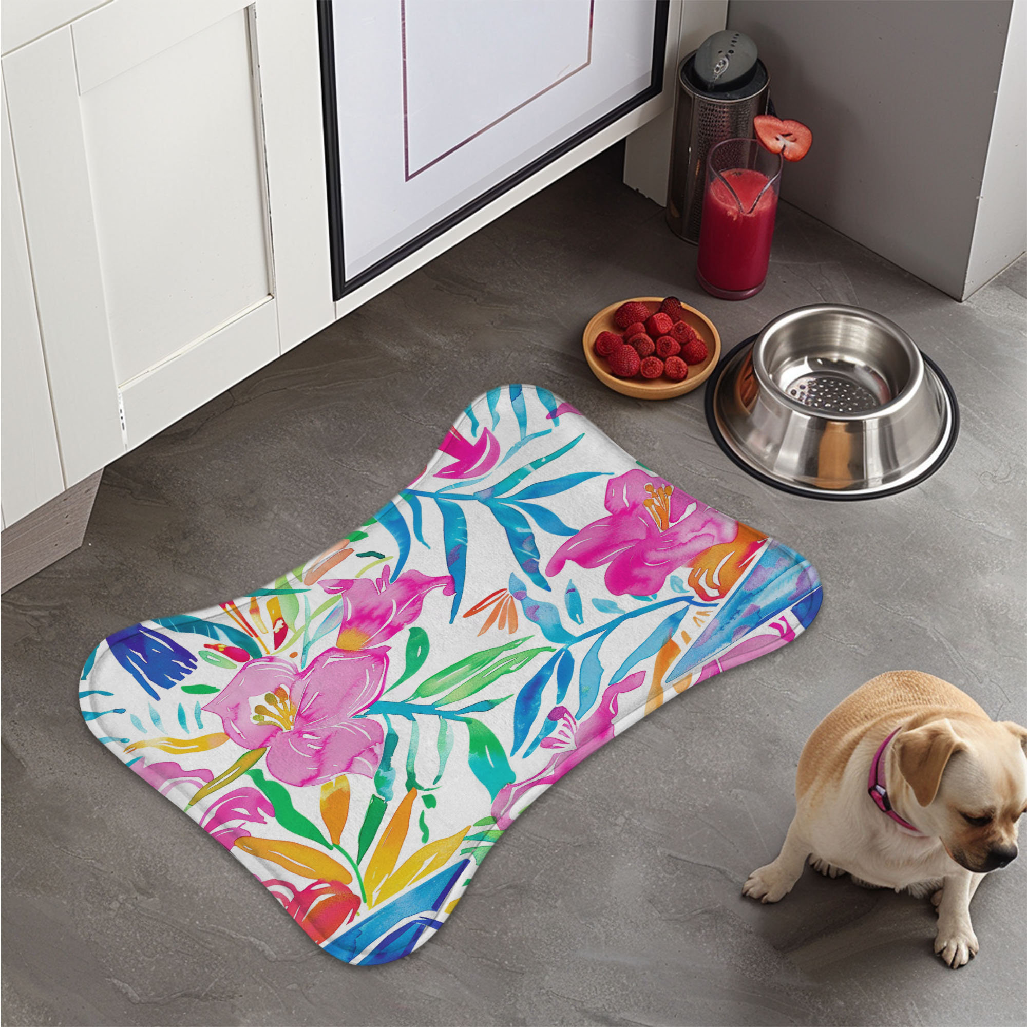 MentionedYou Graduation Cap Style - 1 Piece Bone Shape Feeding Mat ...