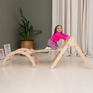 WoodandHearts Standard Size Triangle Arch Ramp Climber & Reviews | Wayfair