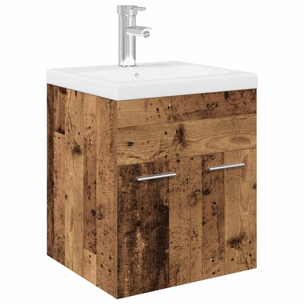 17 Stories Pratcher 410mm Wall Hung Single Vanity Unit | Wayfair.co.uk