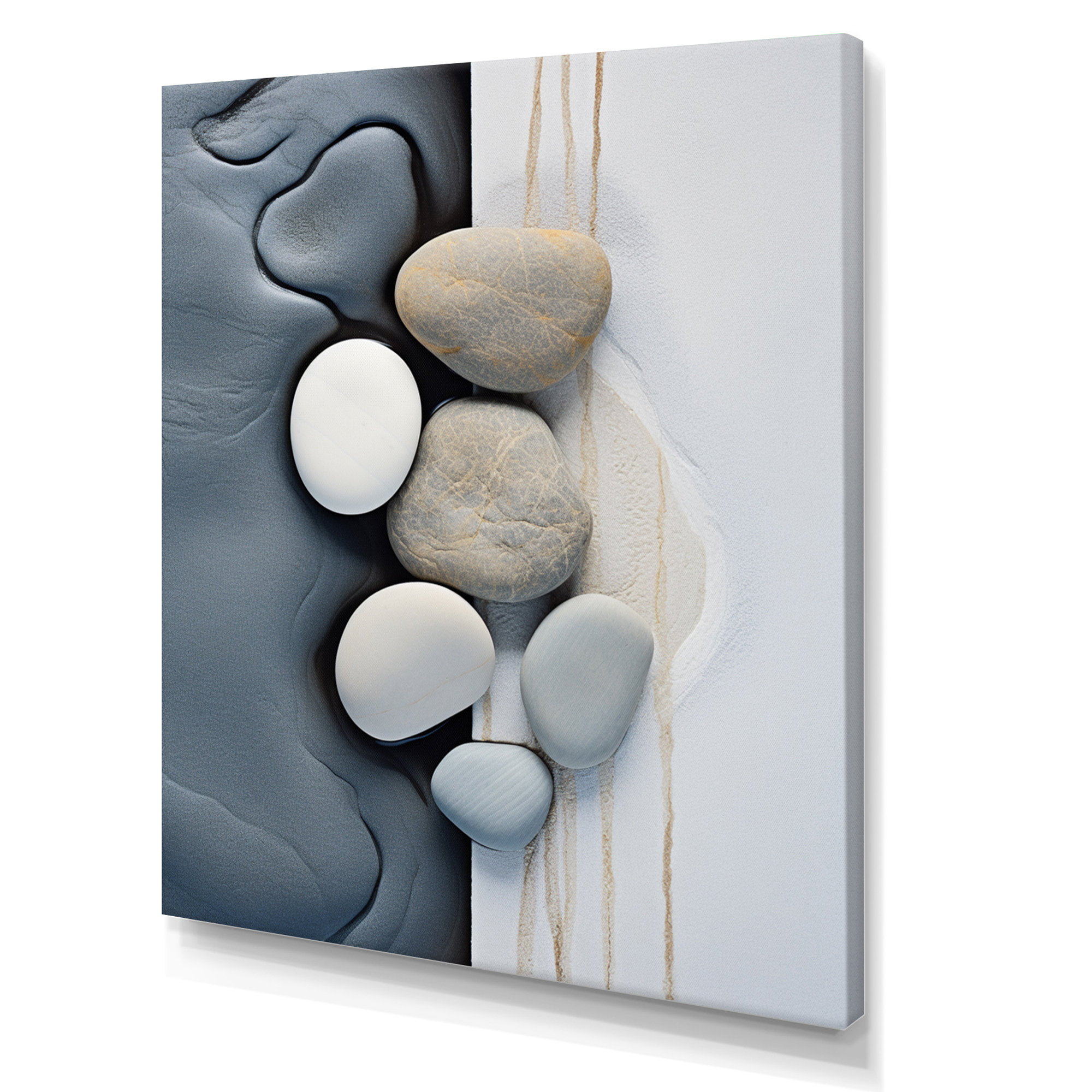 Ebern Designs Westall Beach Photo Harmonic Balance III Framed On Canvas ...