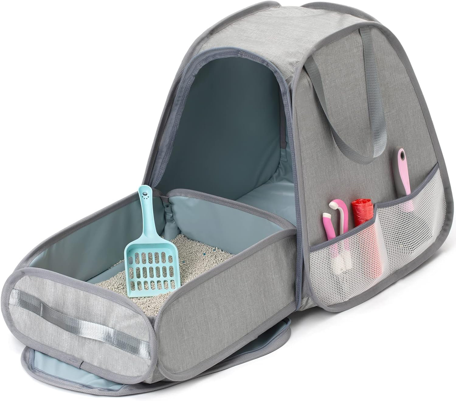 Tucker Murphy Pet™ Collapsible Portable Cat Litter Box Standard For ...