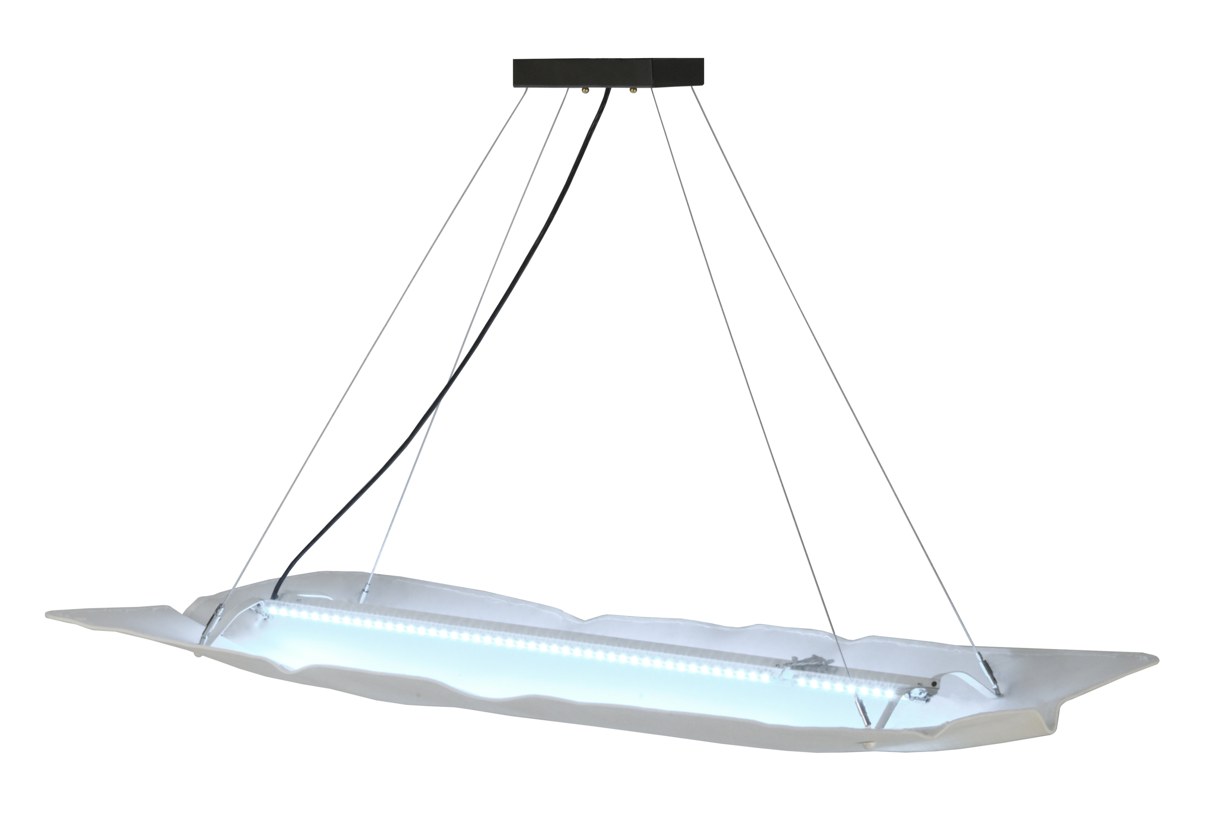 Meyda Lighting Linne 1 - Light Unique Rectangle LED Pendant | Wayfair