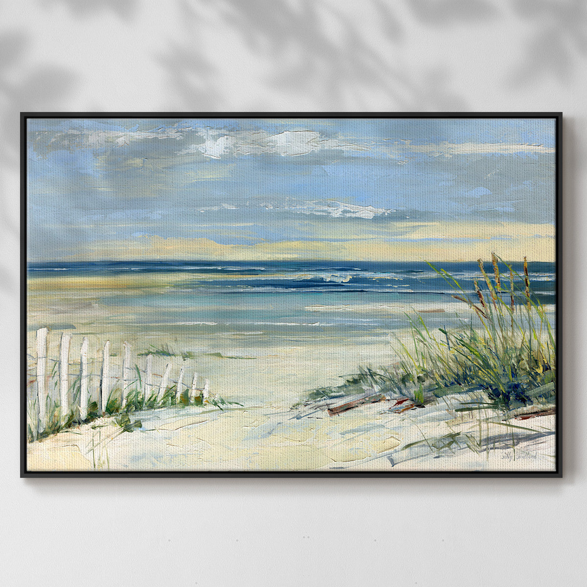 Wexford Home Path To Sea Framed On Canvas Painting | Wayfair