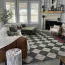 Latitude Run® Delucia Geometric Gray/Beige Area Rug & Reviews | Wayfair