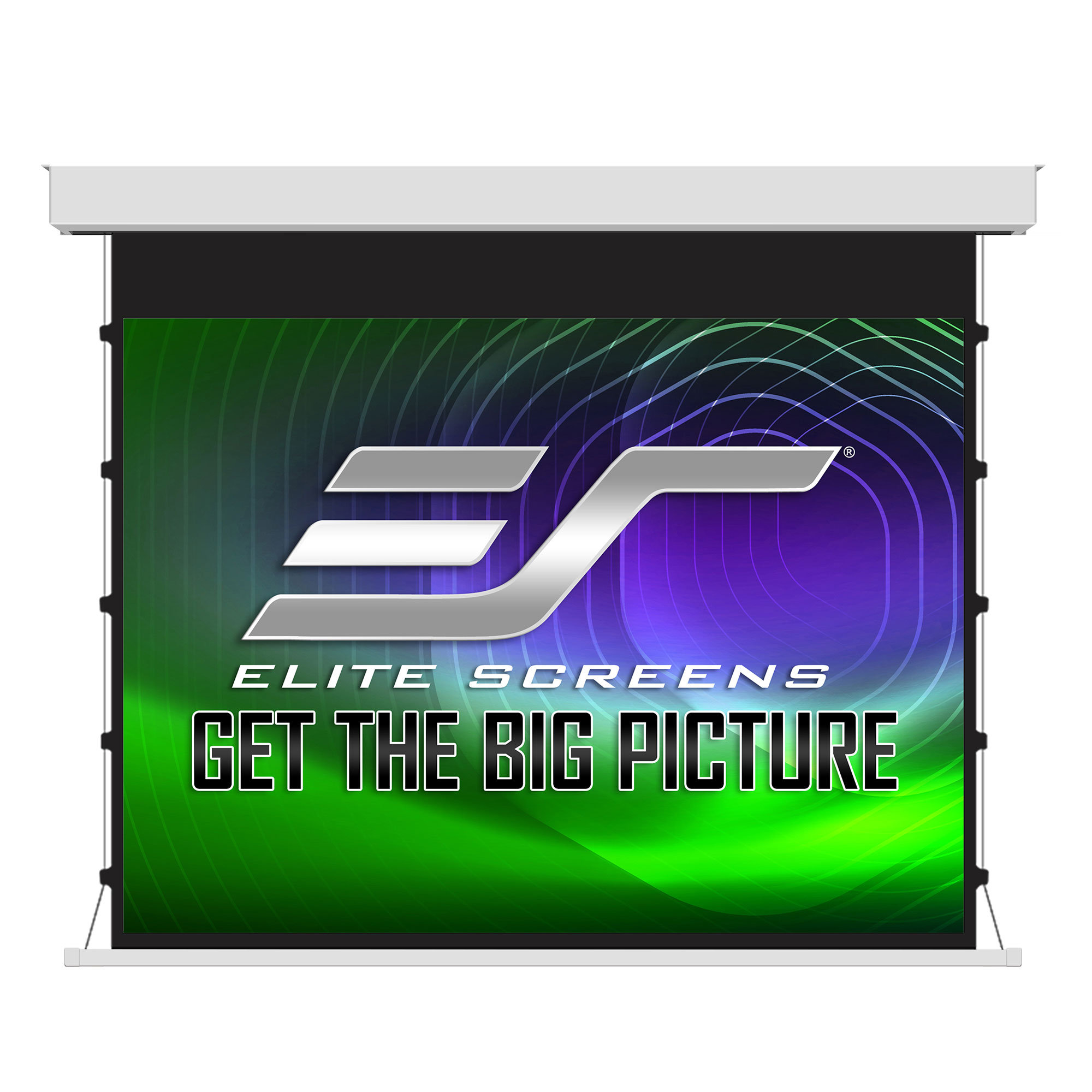 Elite Screens Yard Master White 125" diag. 16:9 Electric Wall/ Ceiling ...