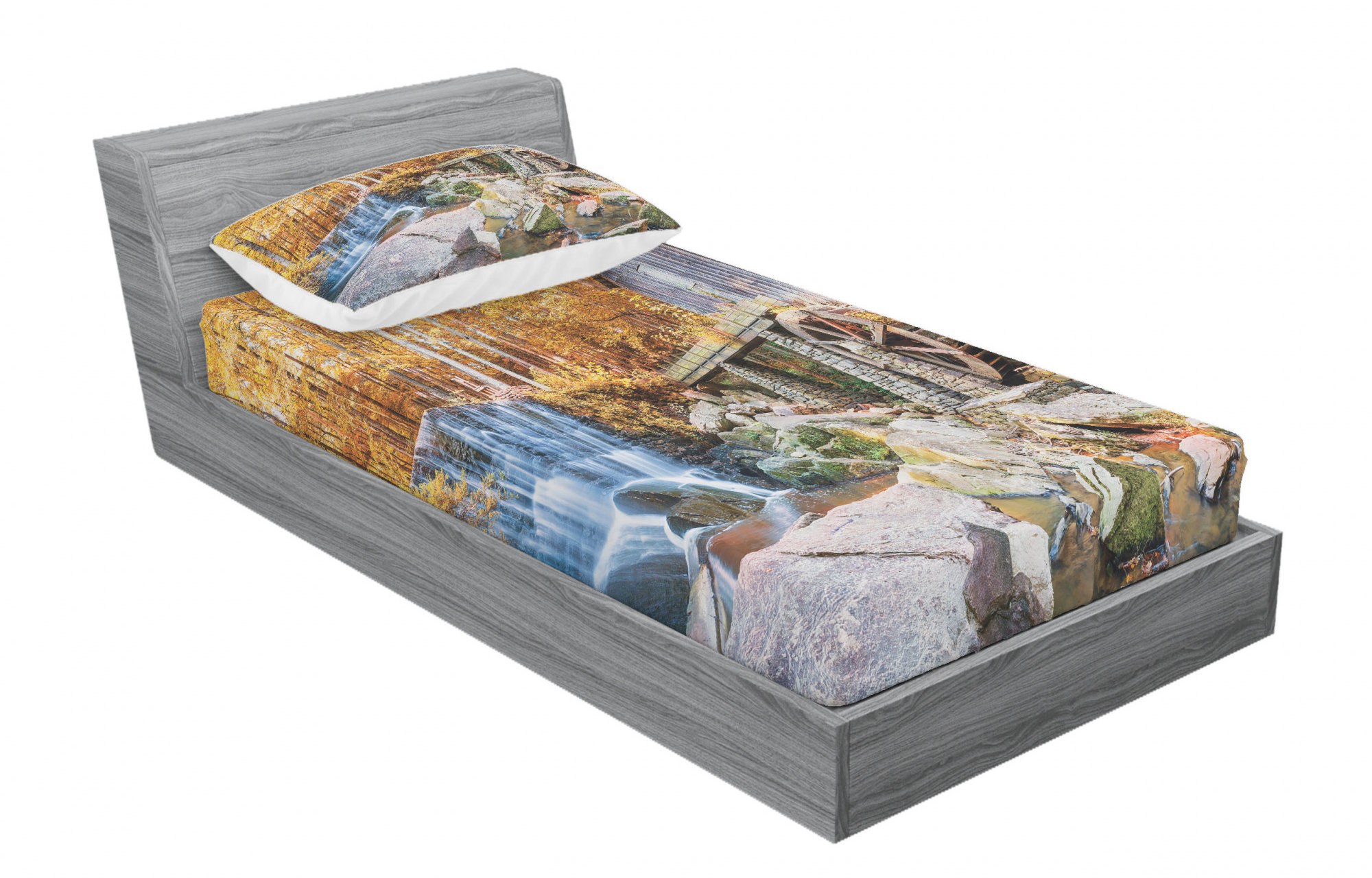 Ambesonne Waterfall Sheet Set | Wayfair