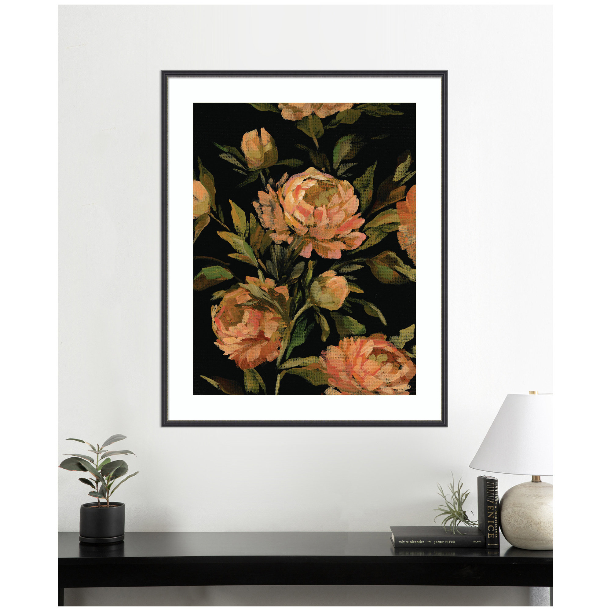 Lark Manor™ Moody Floral 3 by Annie Quigley Framed Wall Art Print | Wayfair