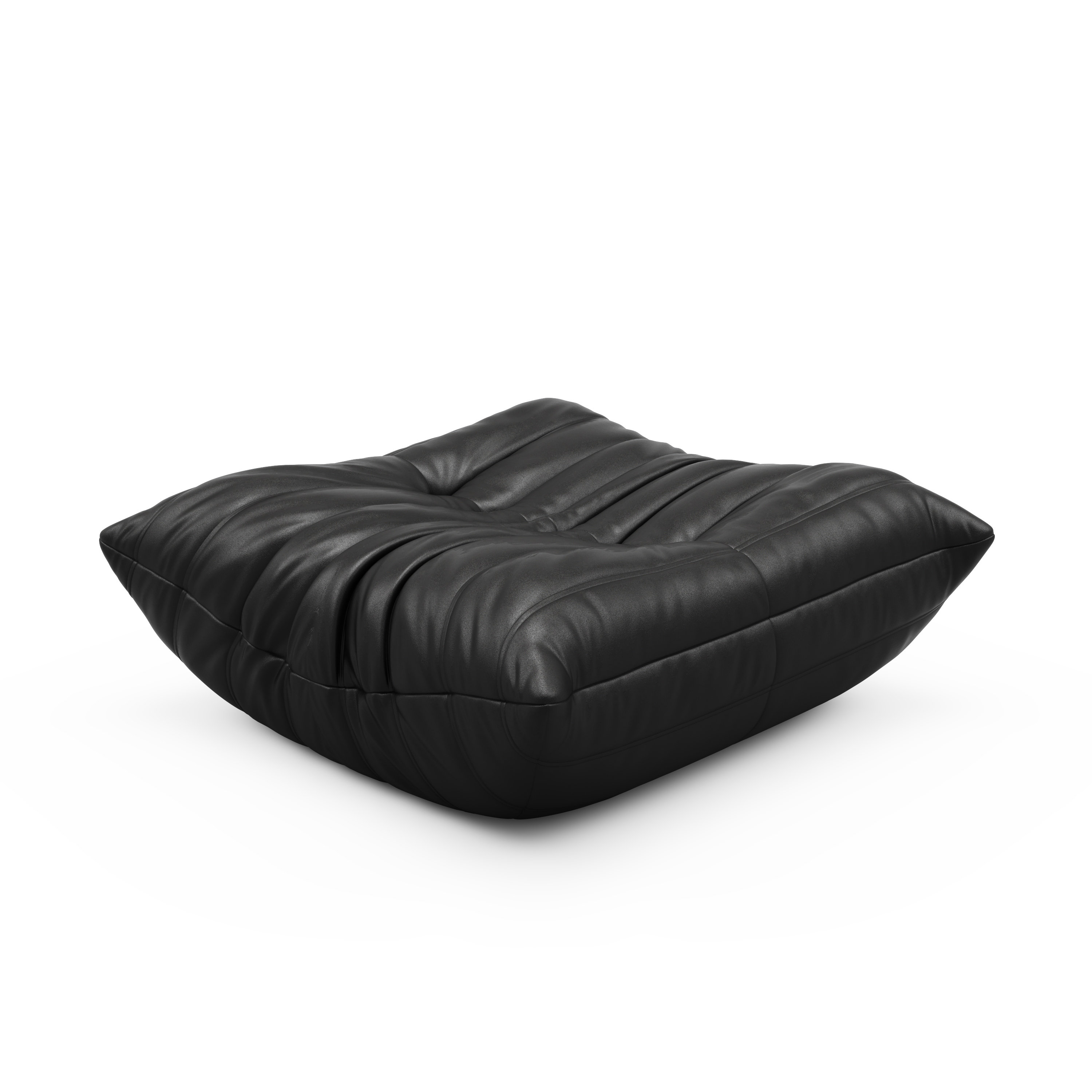 Latitude Run® 36 Wide Rectangle Pouf Ottoman, Fabric Ottoman, Soft ...