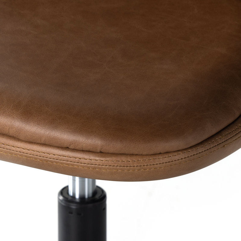 17 Stories Genuine Leather Task Chair | Wayfair