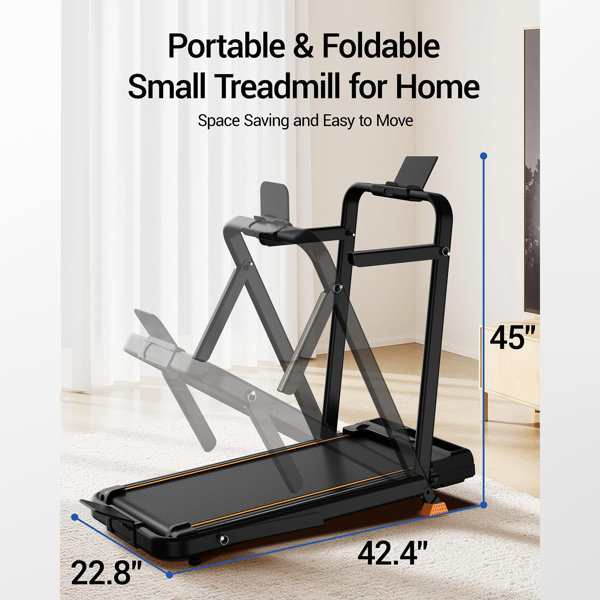 Vitparll 14% Incline Walking Pad Treadmills For Home Small, 4-in-1 ...