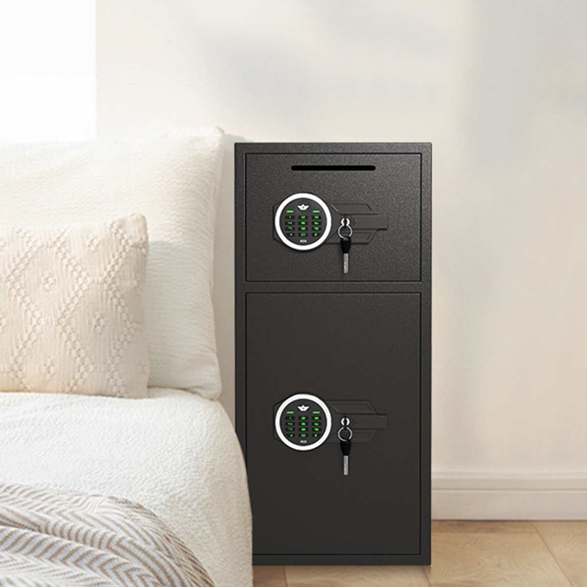 ZenithZest Extra Large Safe, Digital Security Safe Box With Deposit ...
