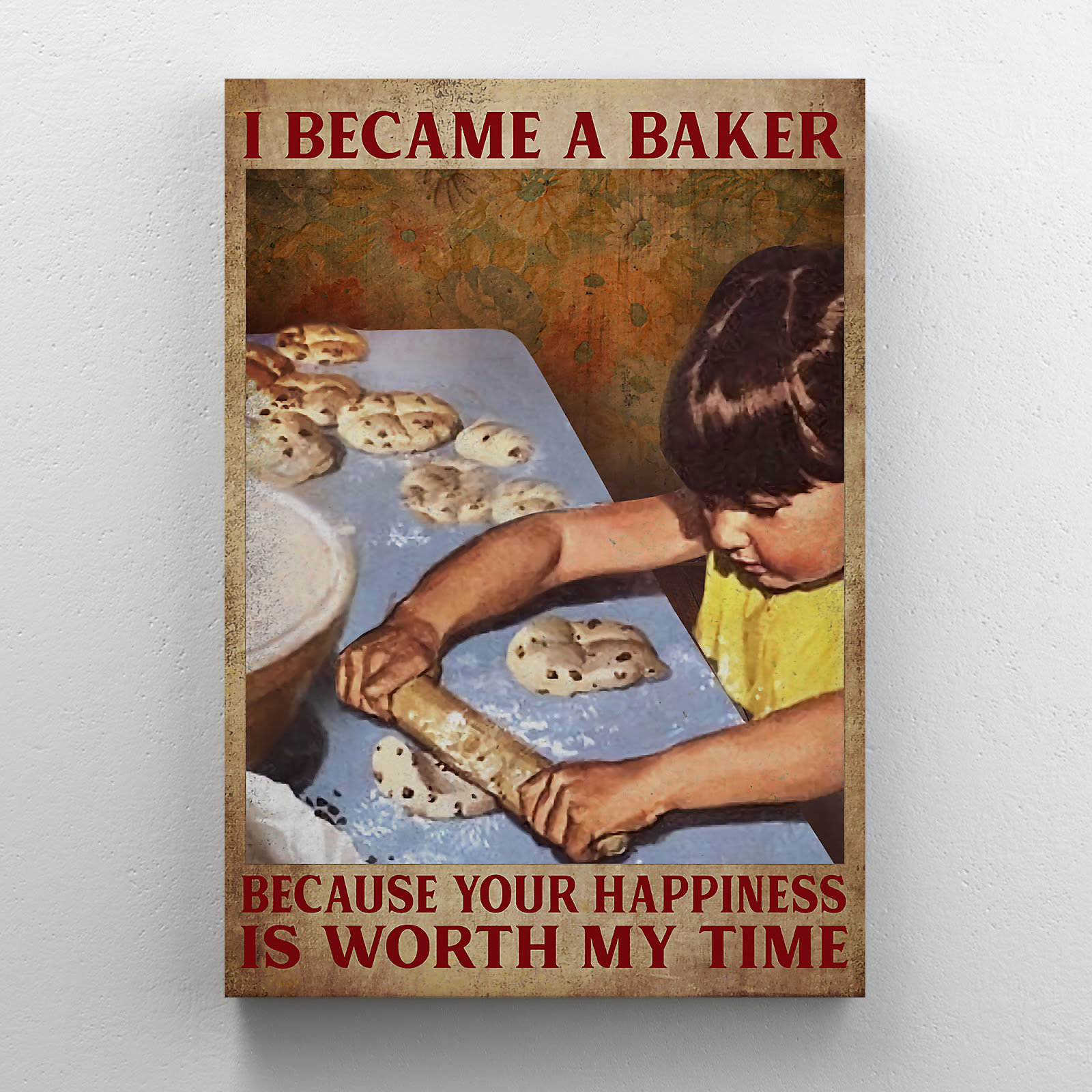 Trinx Girl Baking Some Cakes - I Became A Baker - 1 Piece Rectangle ...