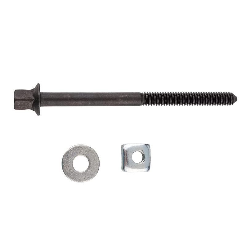 UNIQANTIQ HARDWARE SUPPLY Black Steel Antique & Poster Style Bed Bolt ...