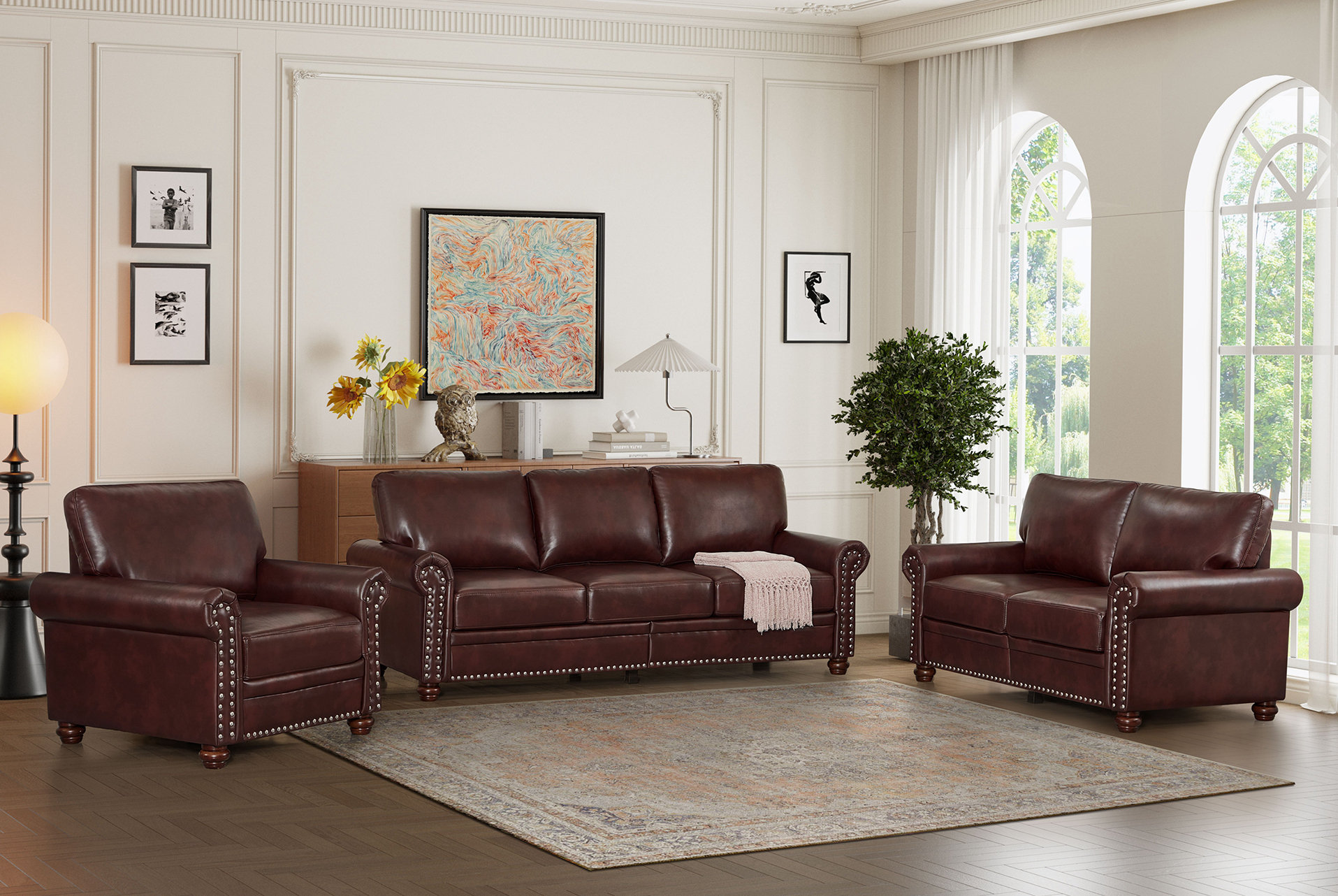 Alcott Hill Chifor 3 - Piece Living Room Set | Wayfair